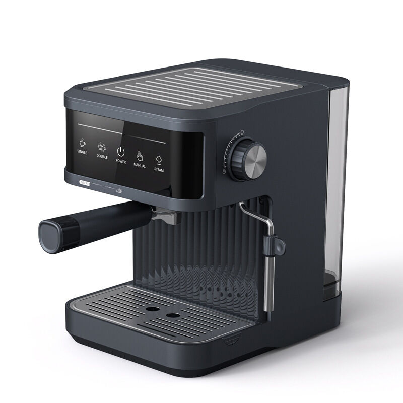 Coffee Machine Hot Italian Steam Coffee Machine Semi-automatic Touch ...