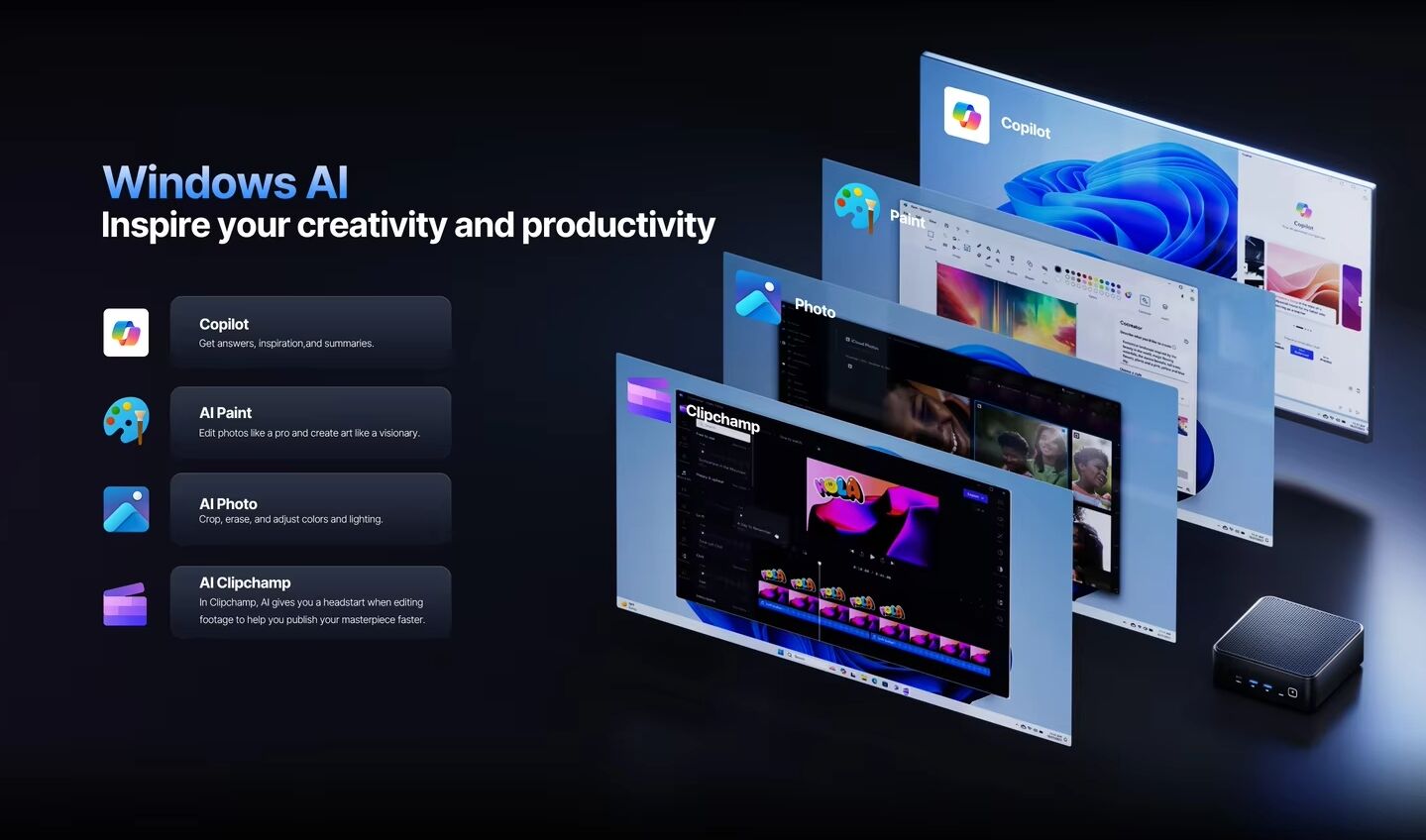 Black Color Top Selling Computer Box Pos Terminal Mini Pc - Expore ...