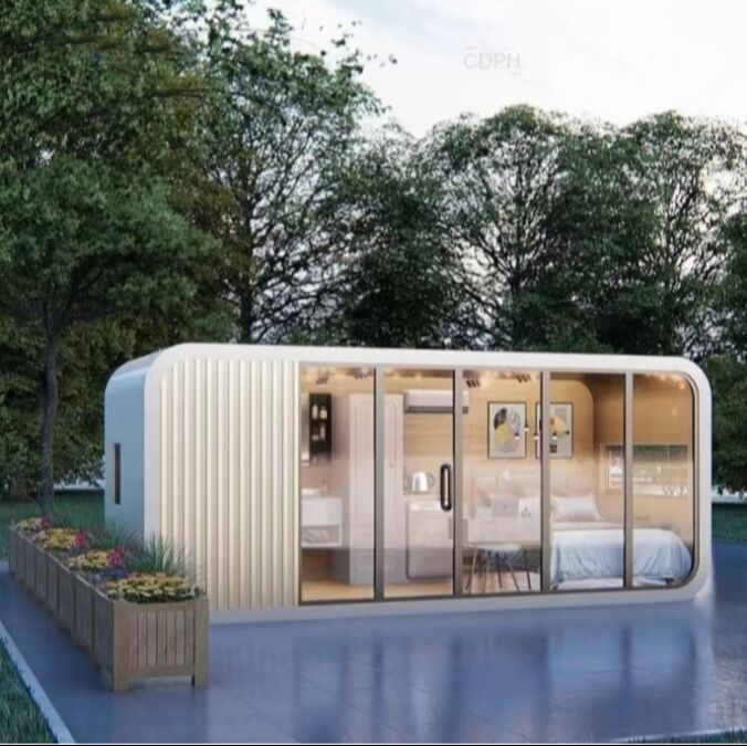 Smart Apple Cabin Modern Modular Pod Movable House Sleeping Container ...