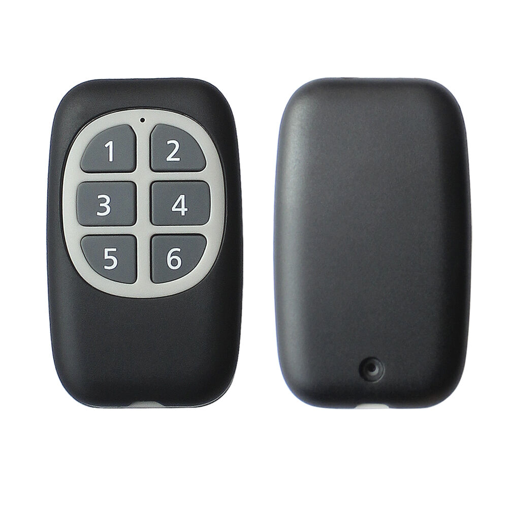 Wireless 6 Buttons Rf Garage Door Remote Control Duplicator Gate Key Fob Remote Control ...