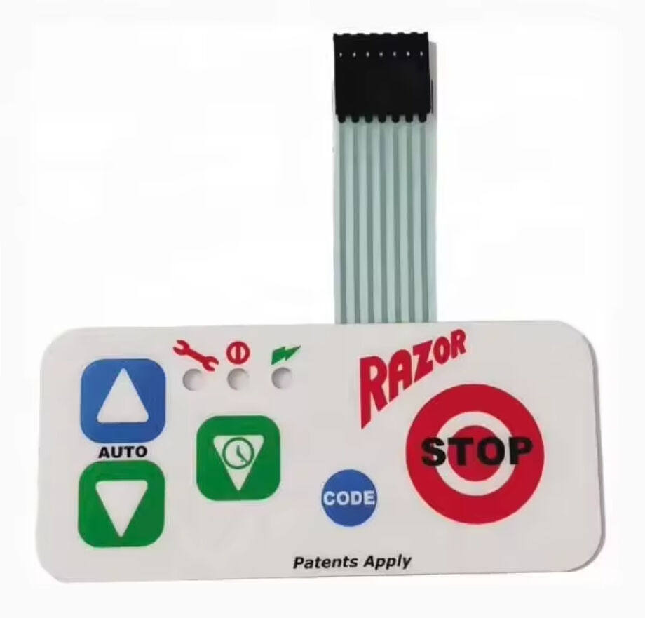 Custom Membrane Metal Dome Tactile Button Switch Pcb Assembly Membrane ...