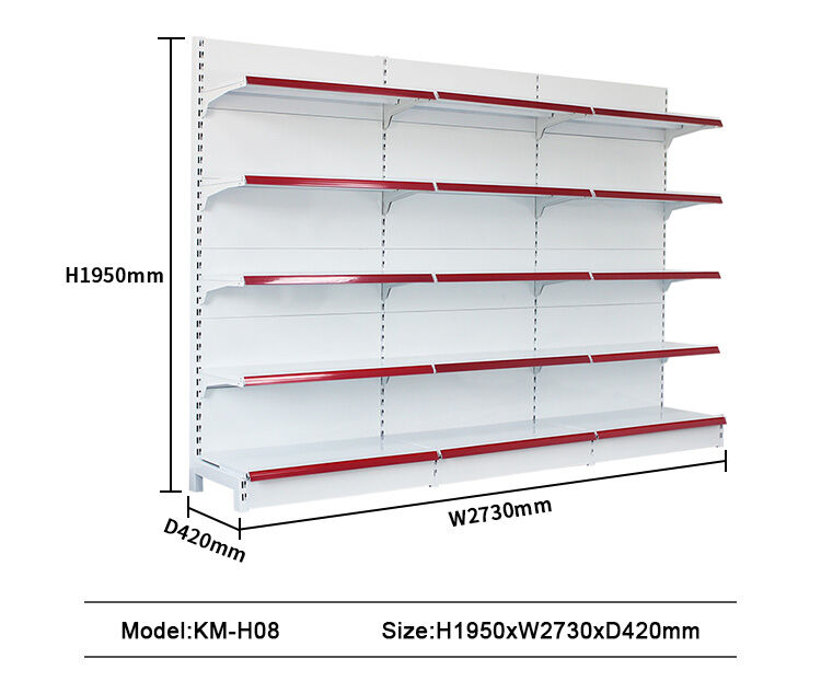 Buy China Wholesale Light Duty Steel Double-sided Goods Shelf ...