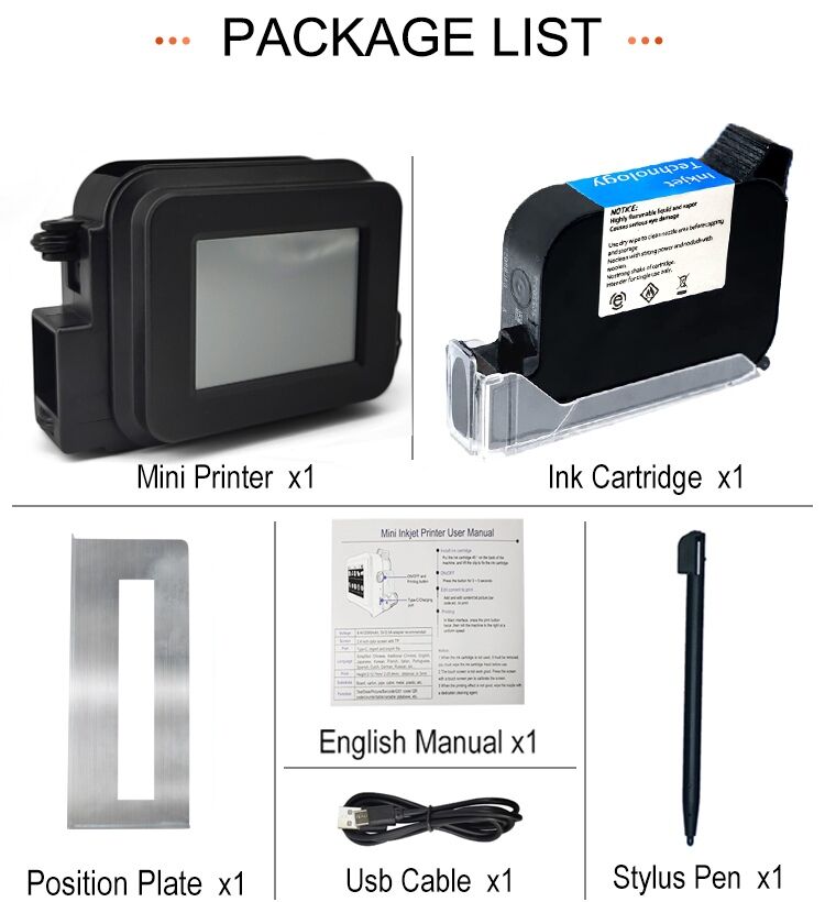 Handheld Date Tij Handheld Inkjet Printer Thermal Inkjet Printer ...