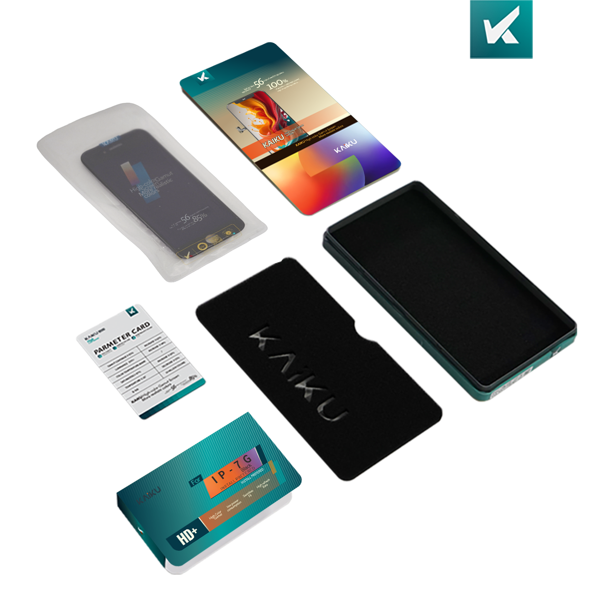 Buy China Wholesale Kaiku Lcd For Iphone 7g Hd+ Incell Lcd Screen ...