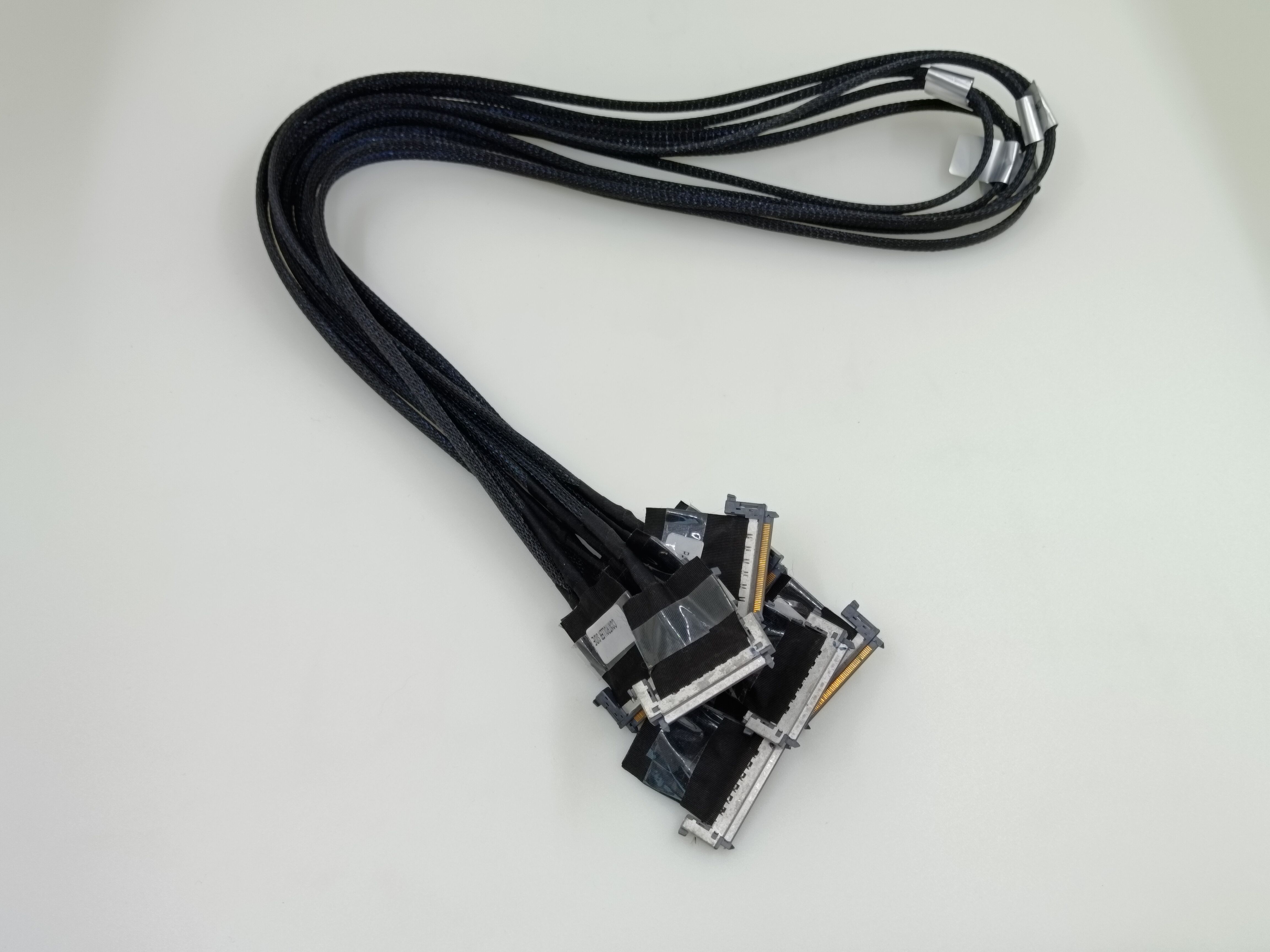 Oem Display Screen Lvds Cable 0.5mm Pitch Fpc Ultra Thin Micro Coaxial ...