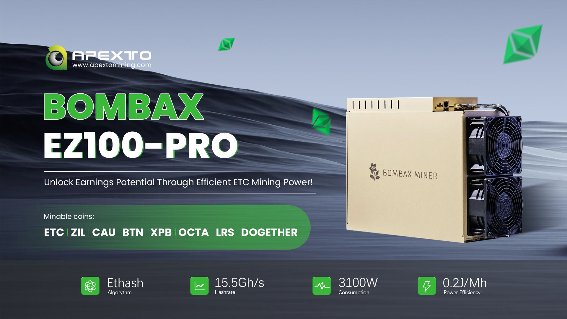 New Version Bombax Ez100 Pro 15500m High Hashrate 3100w Low Power ...