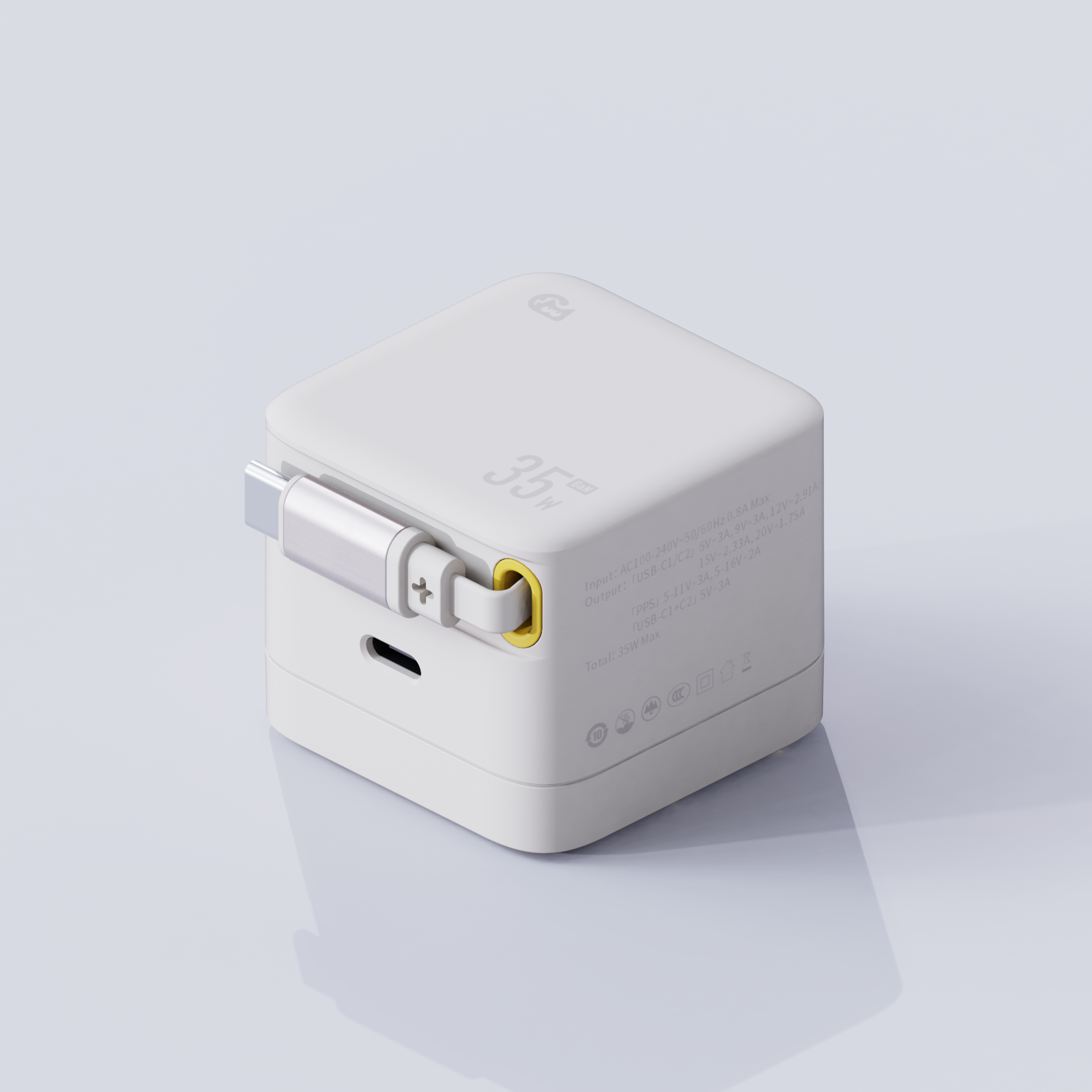 35w Gan Portable Expansion Cable Type C Multi Functional Desktop Office ...