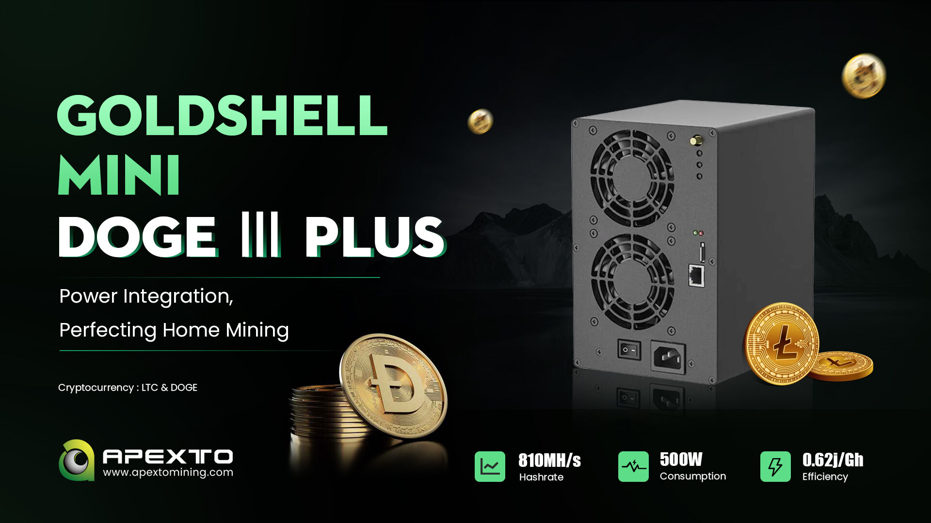 Bulk Buy China Wholesale Hot Sell Ltc And Doge Miner Goldshell Mini ...