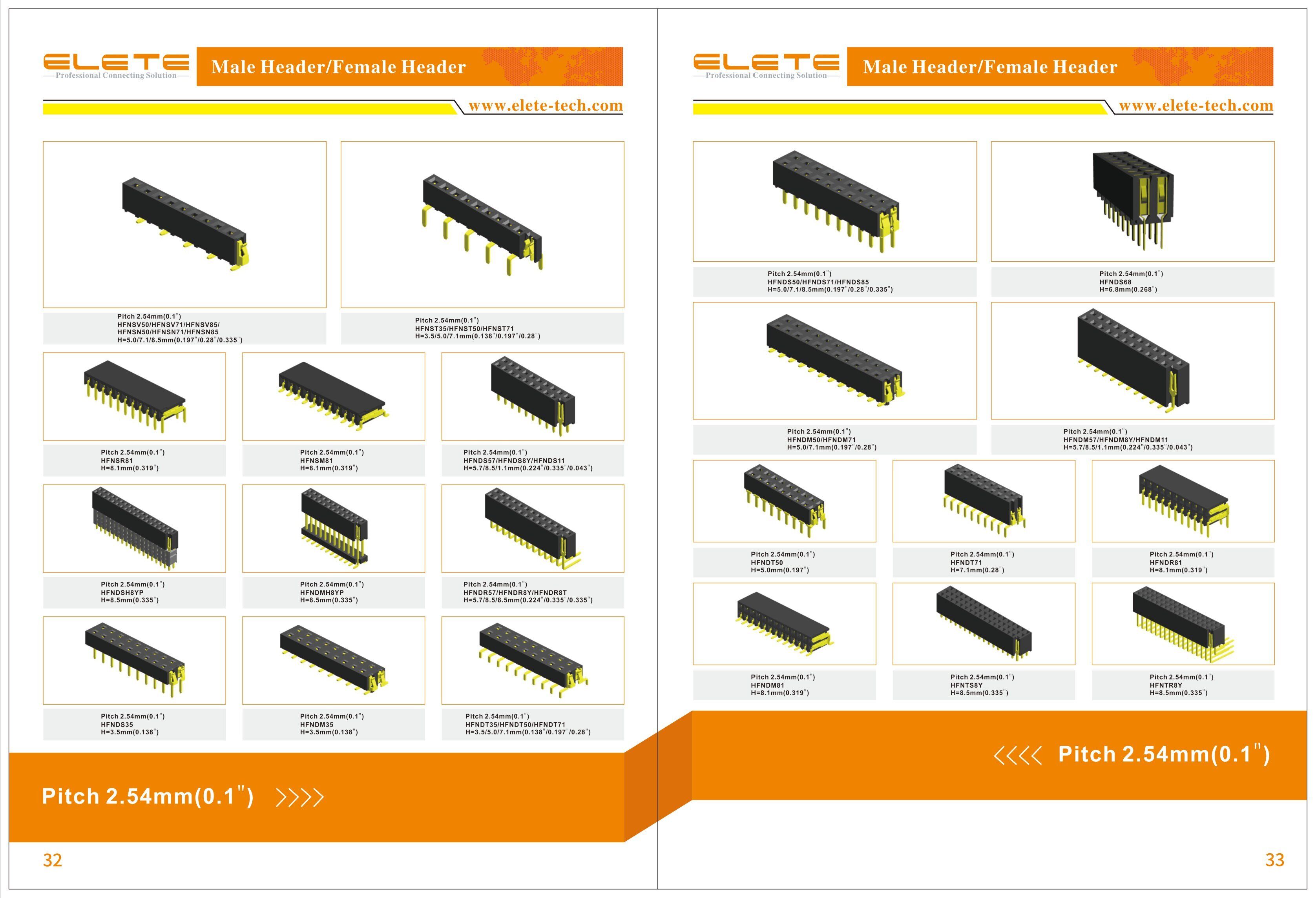 Buy China Wholesale 1.27mm Pcb Connector 3 Pins, Right Angle Pin Header ...