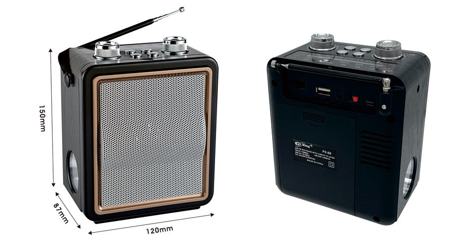 Px-s7 Portable Multiband Rechargeable Radio Manufacturer,aux In Jack ...