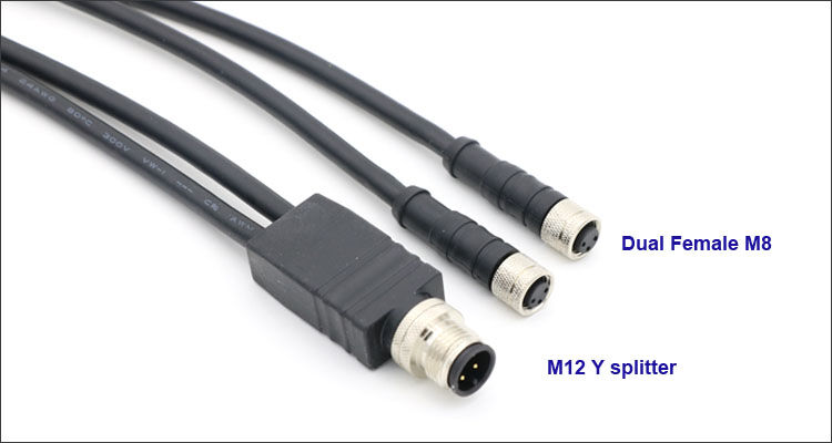 Bulk Buy China Wholesale Hysik M8 Y Shape Splitter Ccable Connector M8 ...