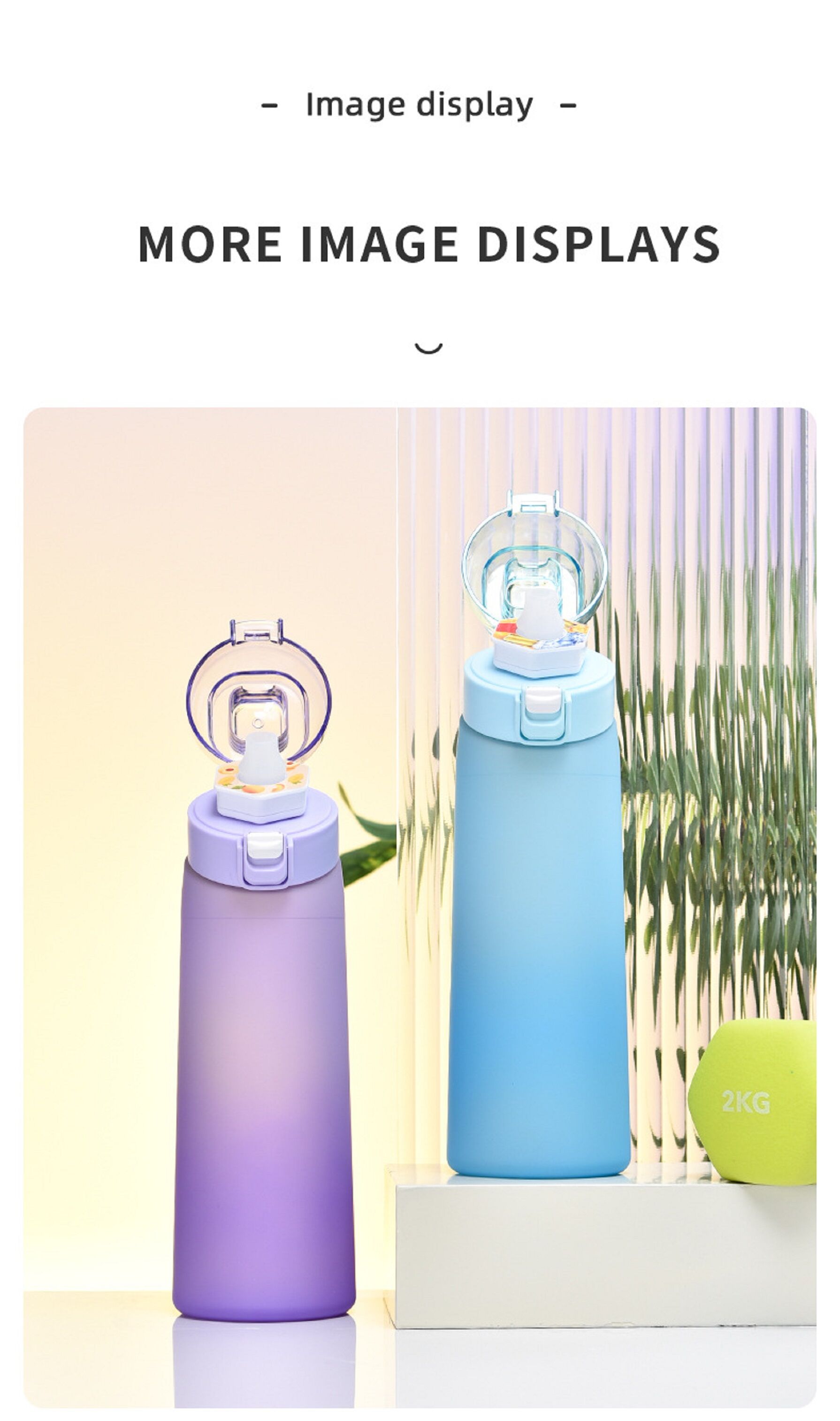 Air Water Bottle 750ml Scent Water Bottle With Air Water Flavour Pod ...