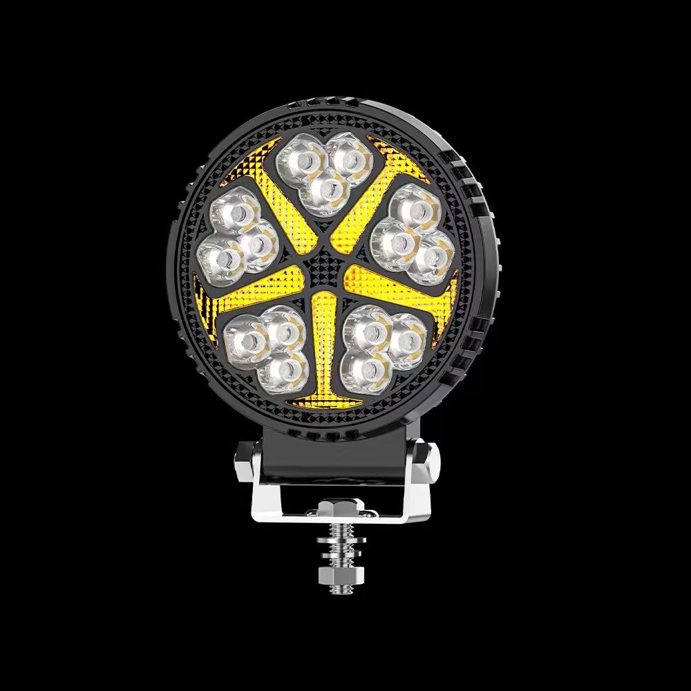 Led Work Light Car Truck Offroad Driving Square Light 4x4 12v-24v Auto ...