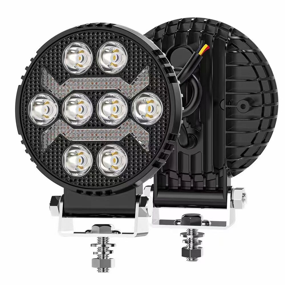 Led Work Light Car Truck Offroad Driving Square Light 4x4 12v-24v Auto ...