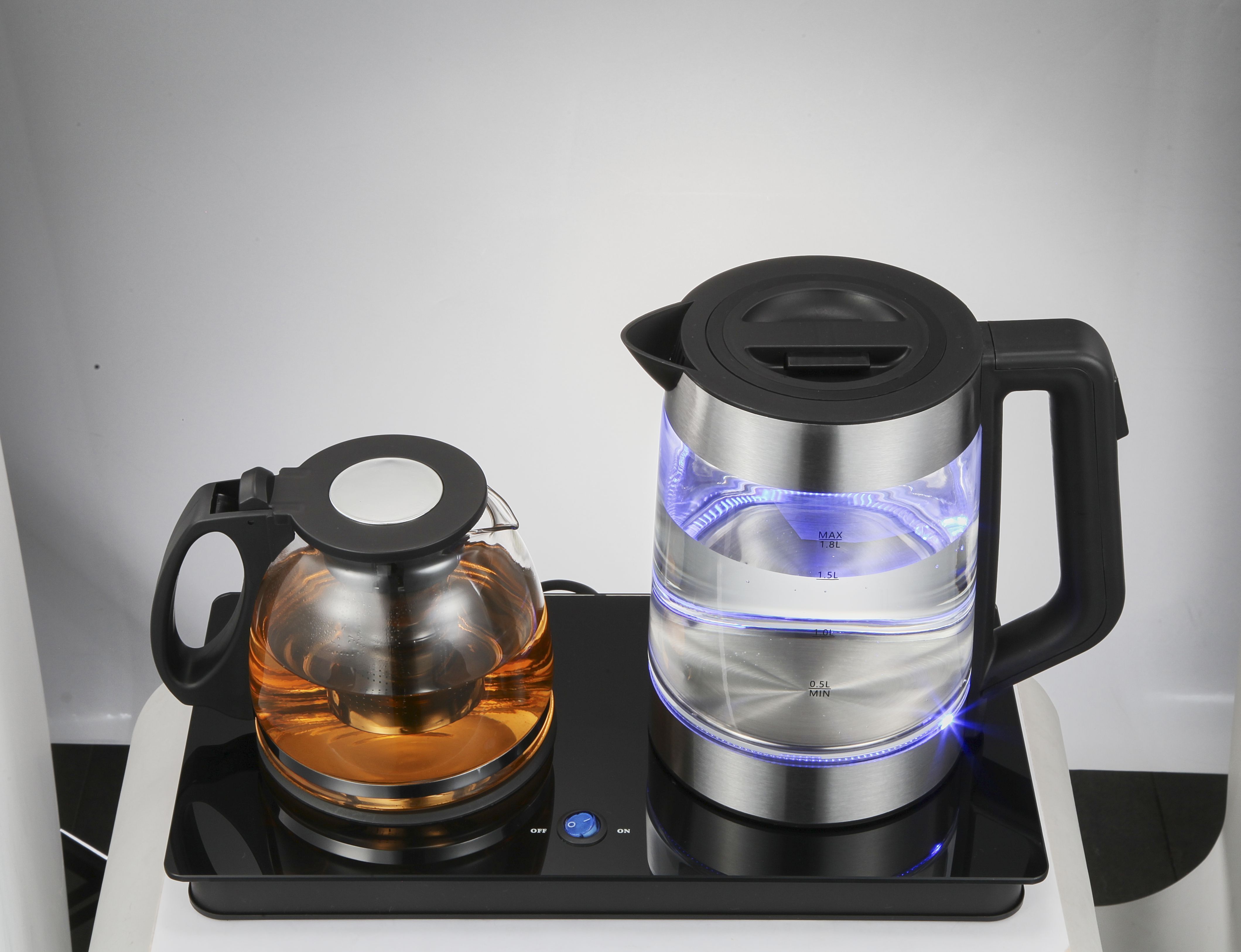 Pyrex Glass Kettle 1.8l Tea Coffee Maker Electric Kettle Glass Teapot ...