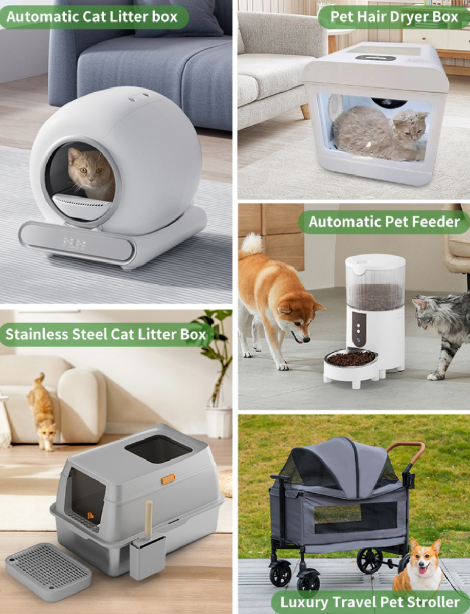 Hot Selling Electrical Easy Clean Smart Cat Litter Box Pet Litter Box ...