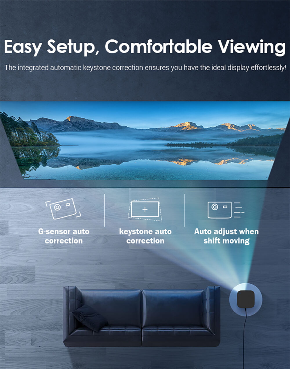 3d Dlp Smart Projector Home Theater,700 Ansi High Brightness ...