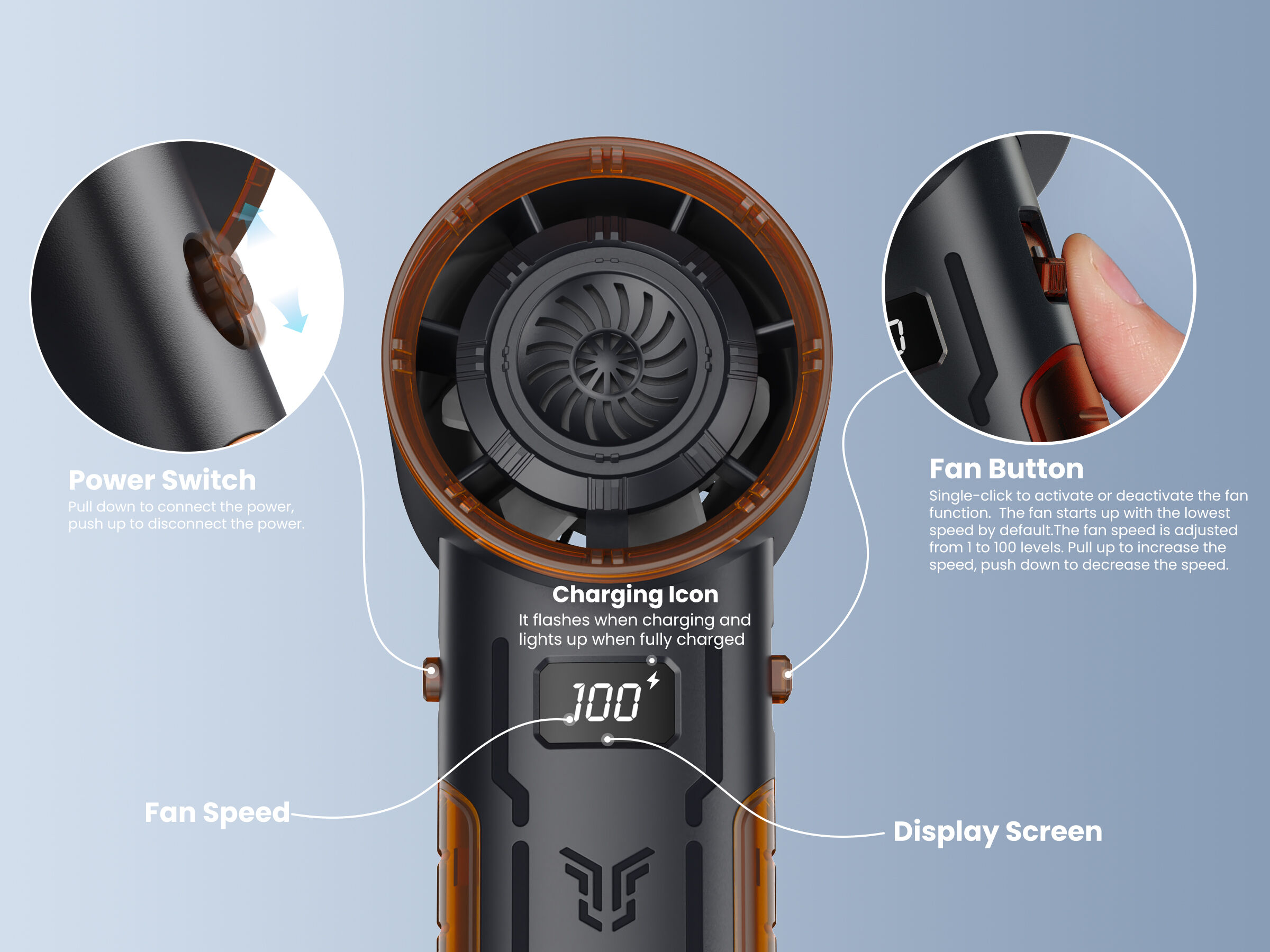 Bulk Buy China Wholesale Pink Portable Fan Turbo Fan Mini Handheld Fan ...