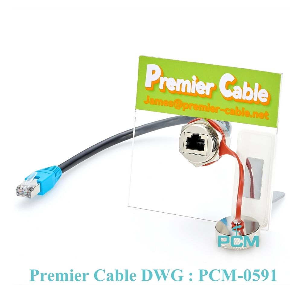 Ip67 Weatherproof Rj45 Male To Female Extension Cord - Buy China ...