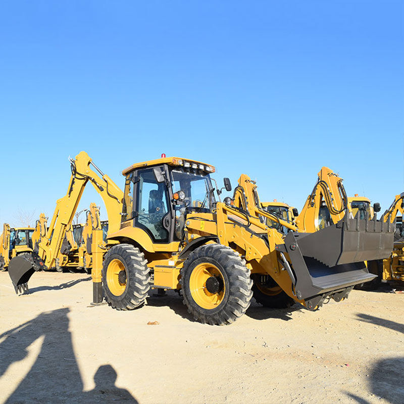 Custom Factory Epa Engine Wheel Loader Mini Backhoe Excavator Loader ...