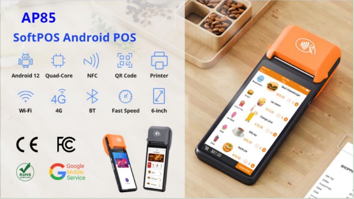Bulk Buy China Wholesale Wholesale Android12,6'' Handheld Point Of Sale Pos With Nfc, 2d Qrcode ...