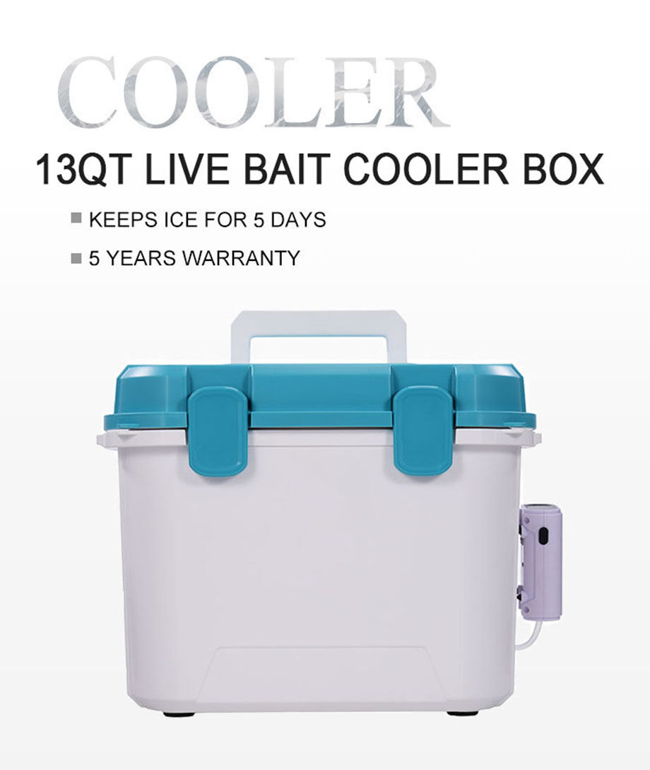 13qt Custom High Quality Small Fishing Live Bait Cooler Box Fishing ...