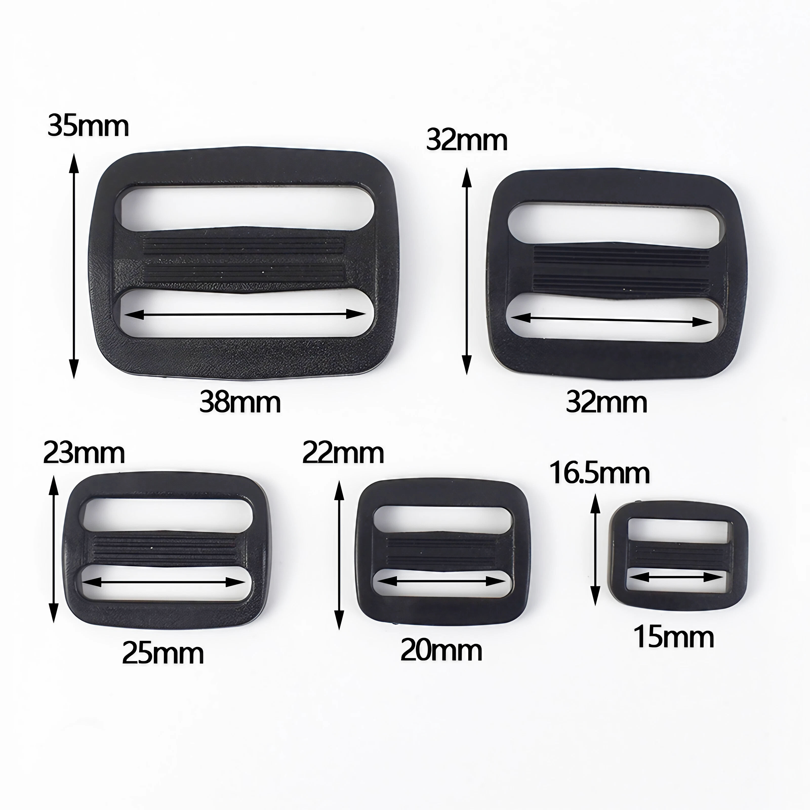 Bulk Buy China Wholesale 15/20/25/32/38mm Tri Glide Buckle Plastic ...