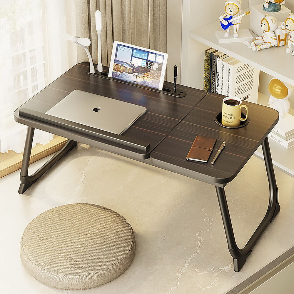 Wholesale Modern Wooden Black Laptop Desk White Lazy Portable Foldable ...