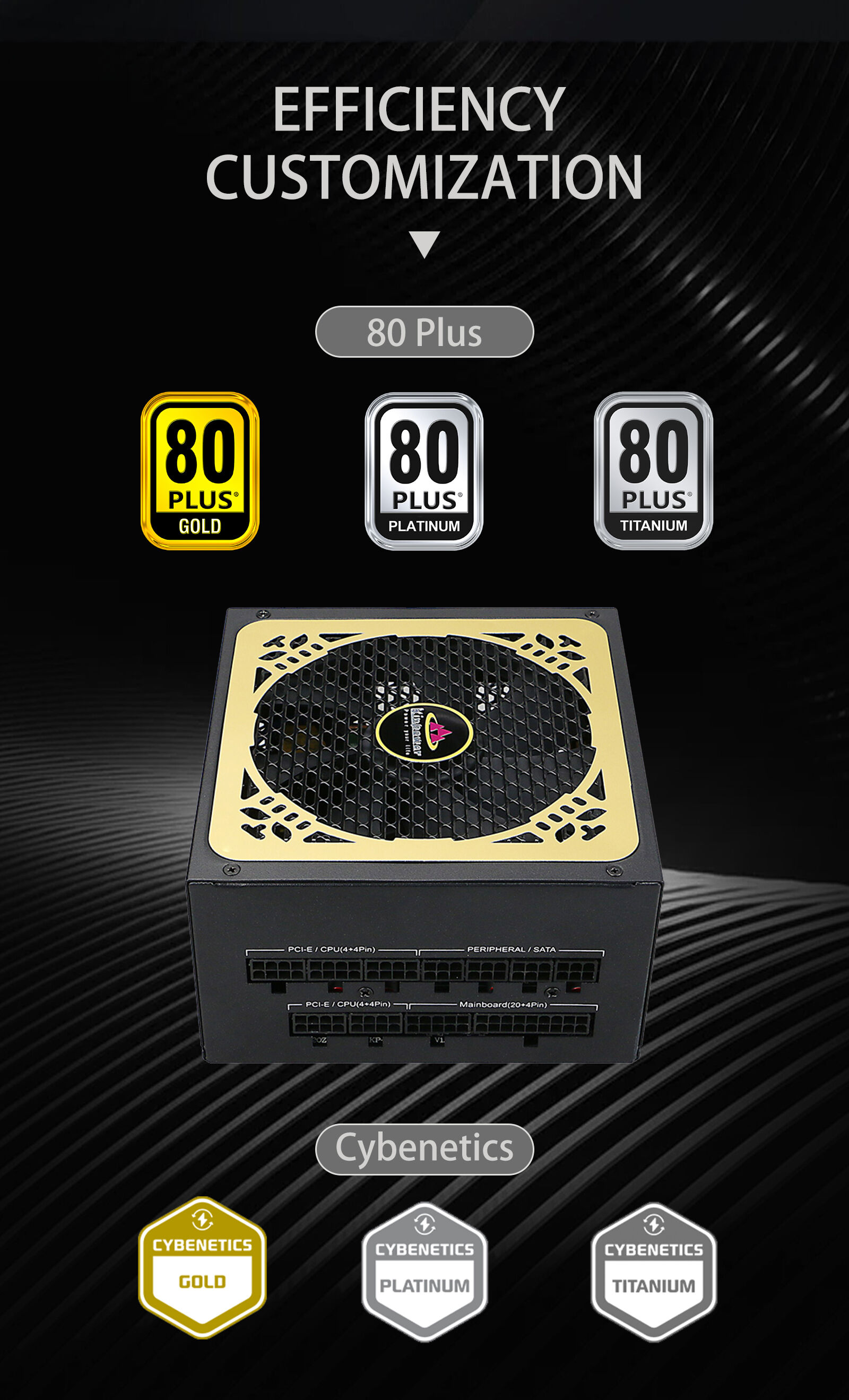 Aigo Ak 700w Pc Psu Power Supply Unit Gaming Quiet 120mm Rgb Fan 110v ...
