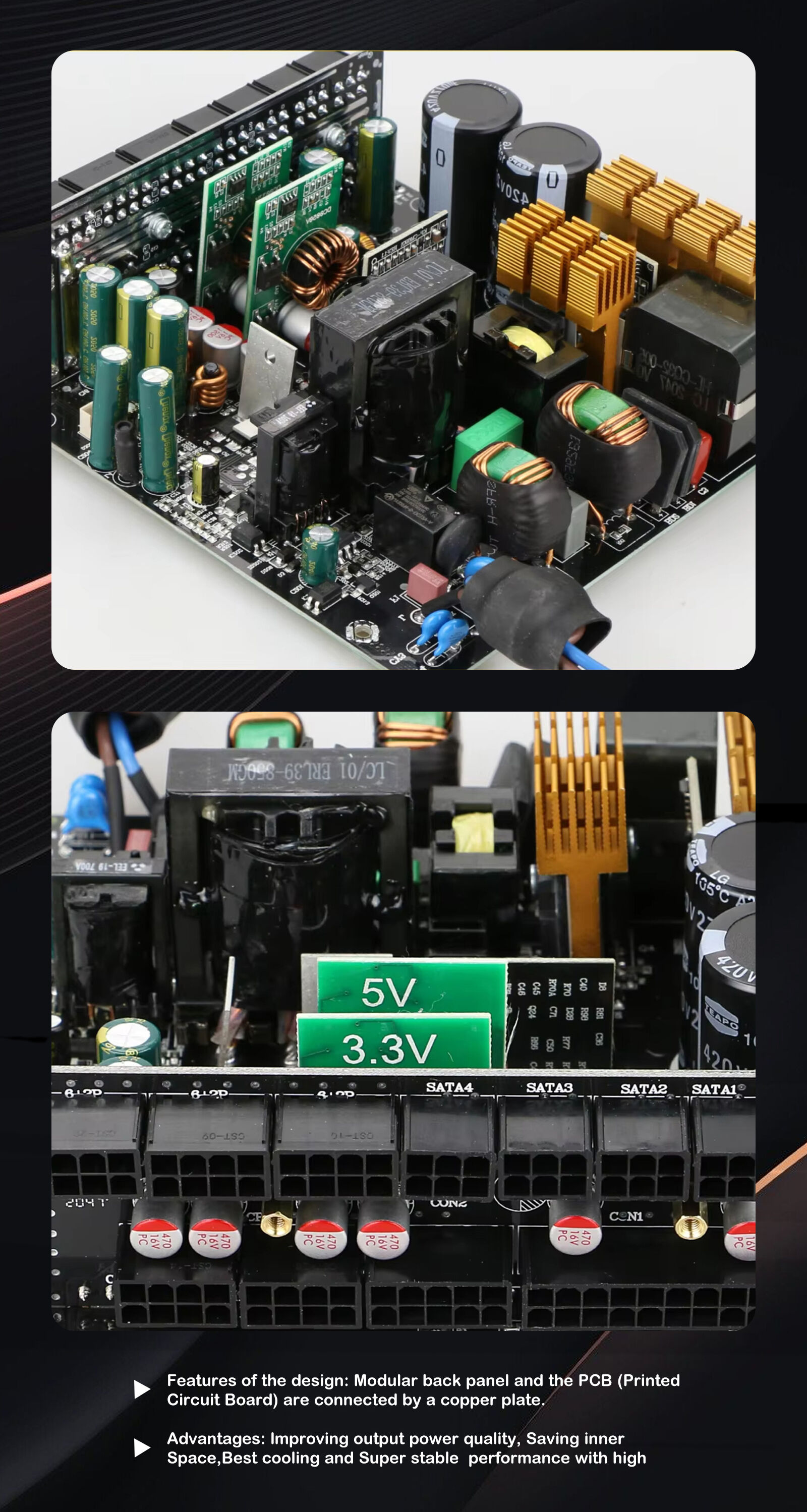 Aigo Ak 700w Pc Psu Power Supply Unit Gaming Quiet 120mm Rgb Fan 110v ...