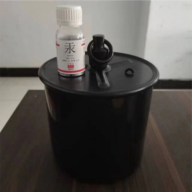 99.999% Mercury Silver Liquid Metal Mercury 34.5kg Flask For Gold ...