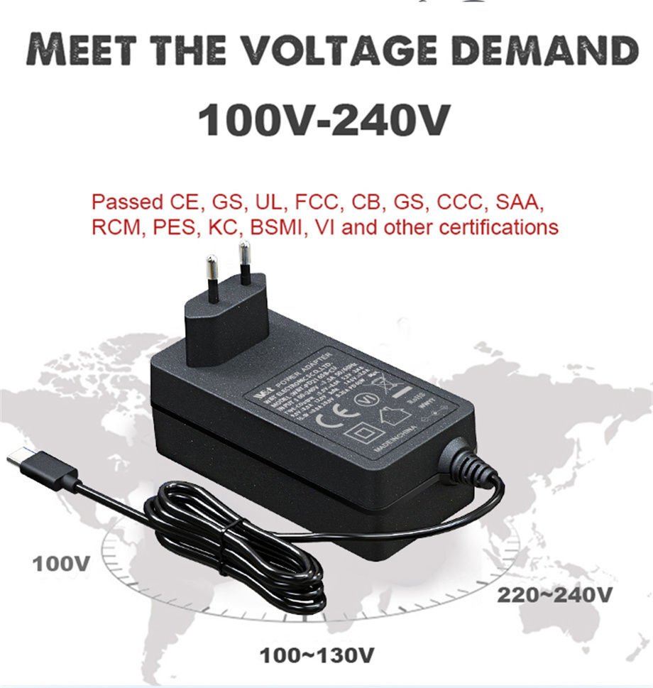 Wholesale Interchangeable Power Adapter 48w 15v Uk Us Kr Jp Au Eu Ac Dc ...