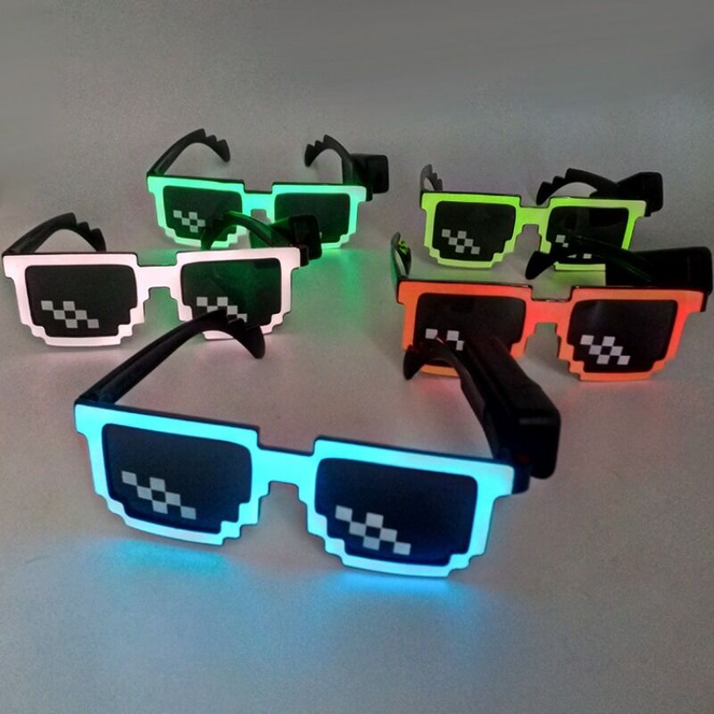 Glowing Party Multiple Color Lighting Eyeglasses Flashing Light Up ...