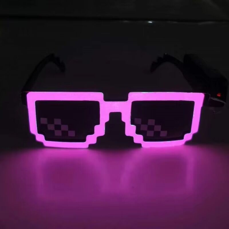 Glowing Party Multiple Color Lighting Eyeglasses Flashing Light Up ...