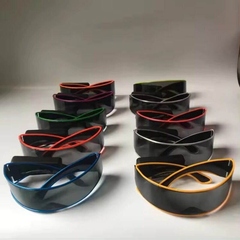 Luminous Lighting Eyeglasses Light-up Glowing Eyeglasses Creative Party ...