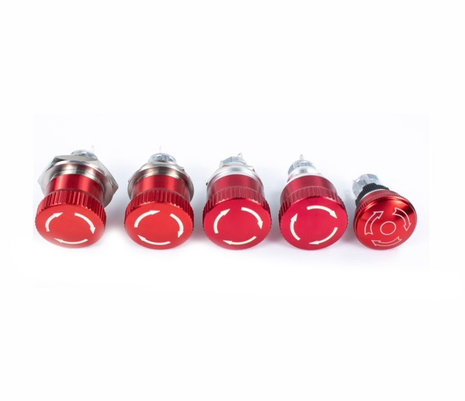 22mm Threaded Edge - Type A Emergency Stop Button Switch Stainless ...