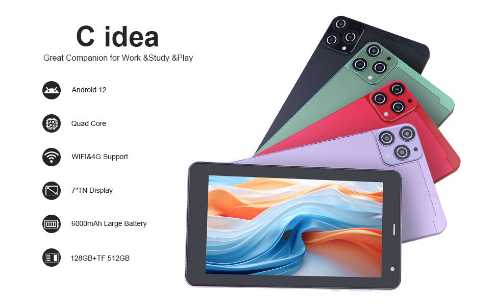 C Idea Cheap 7 Inch Wifi Tablet Tf 512gb Expansion Dual Camera 5g ...