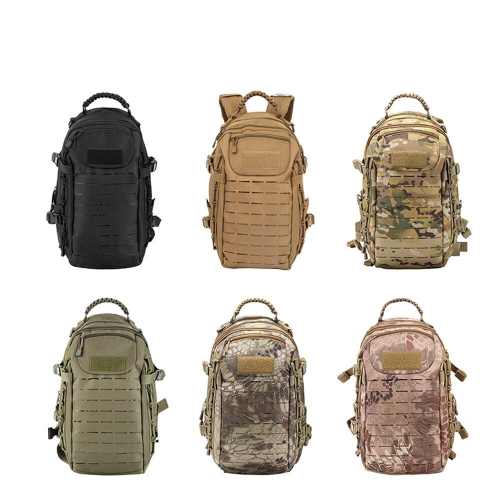 Woo 25l Brown Tactical Waterproof Trekking Fishing Hunting Bag Backpack ...