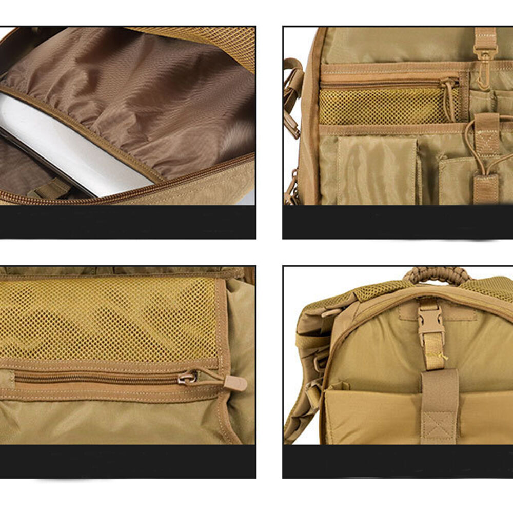 Woo 25l Brown Tactical Waterproof Trekking Fishing Hunting Bag Backpack ...