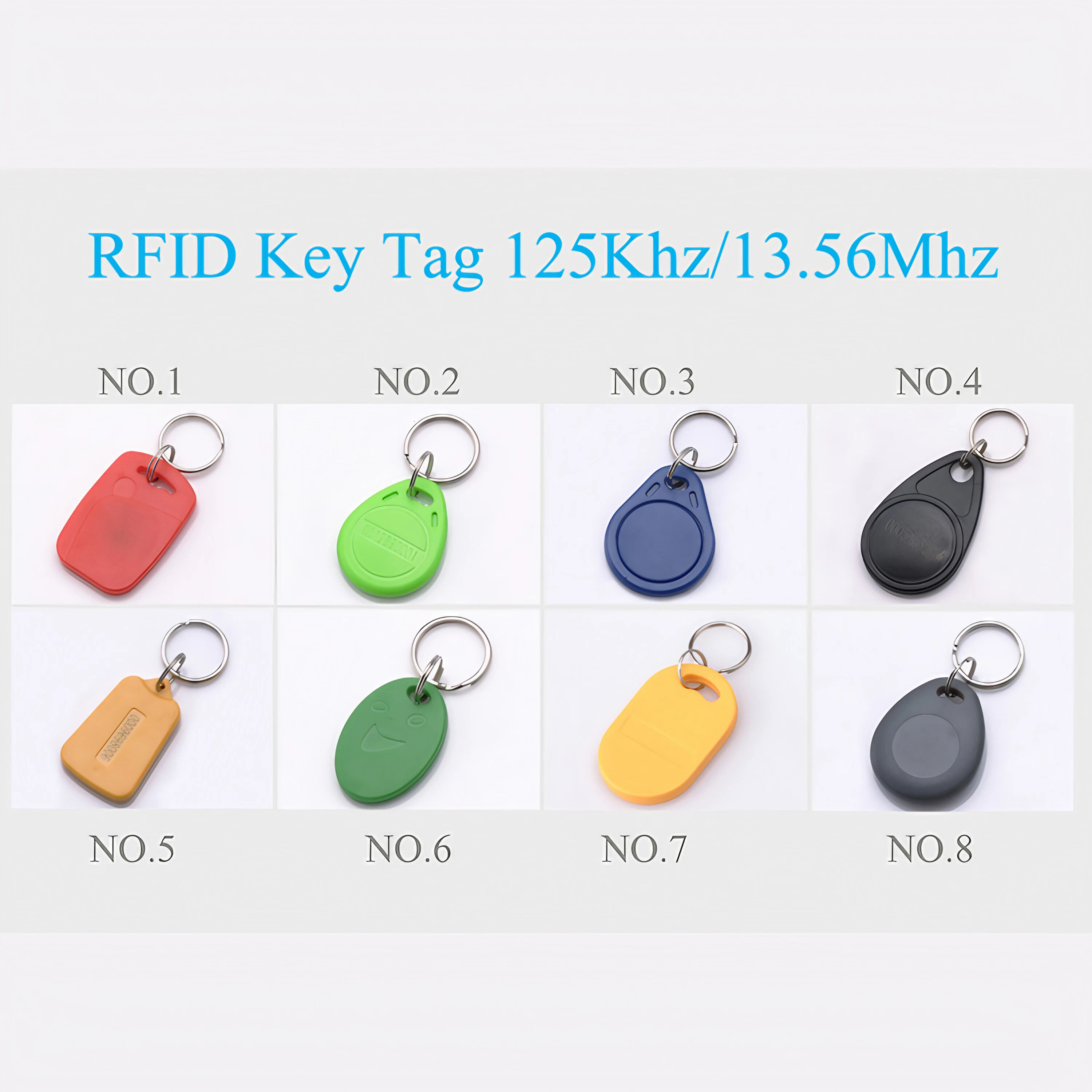 13.56mhz Abs Uid Rewritable Rfid Keyfob Tag Token Access Control Mifare ...