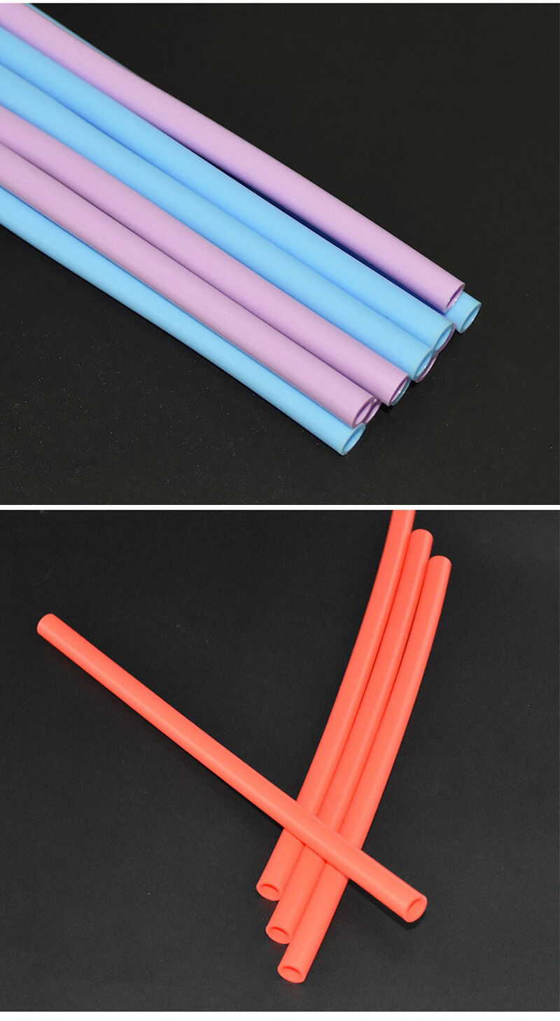 Bendable Large Silicone Straws Food Grade Silicone Straw Suitable For ...
