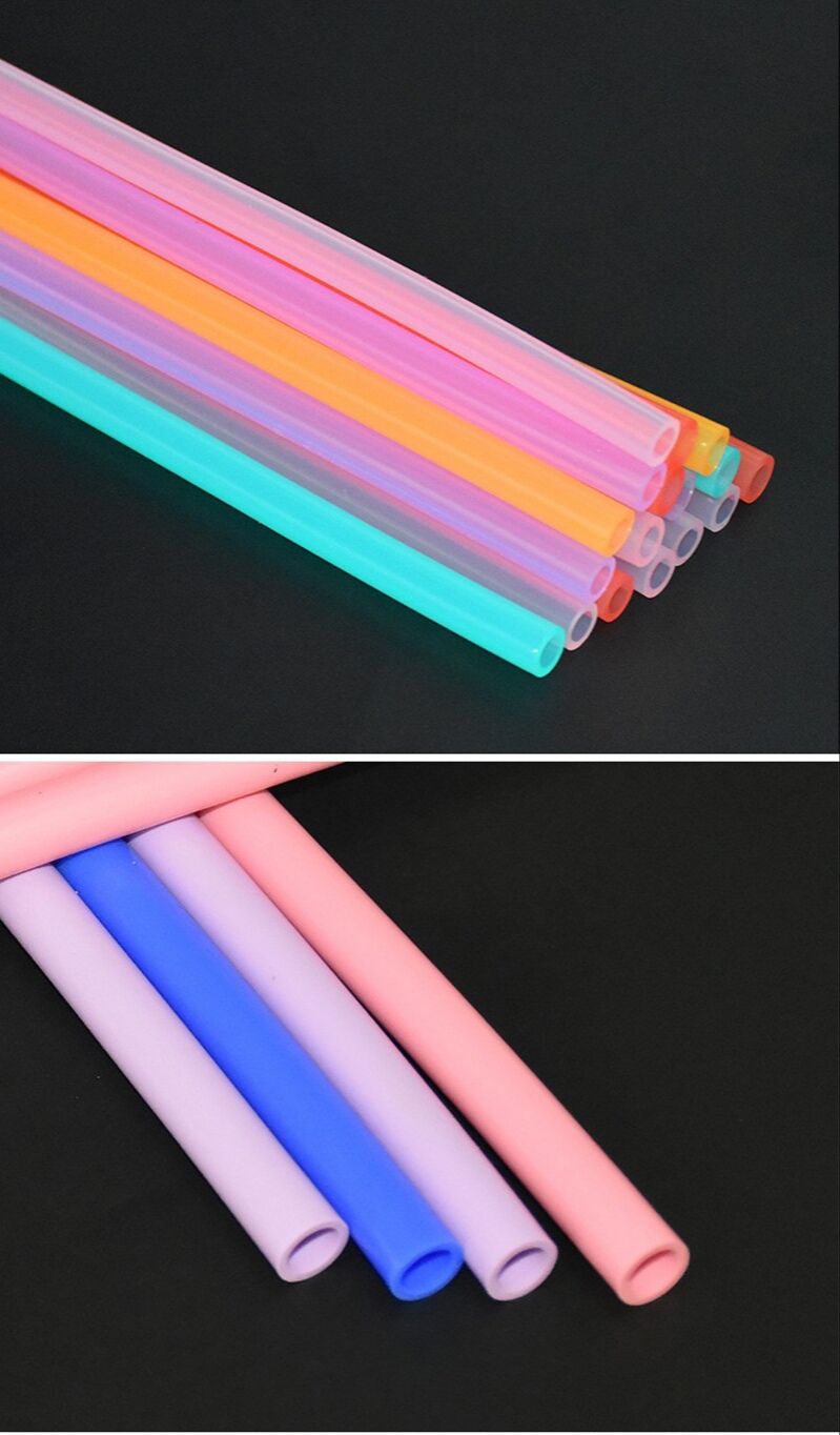 Bendable Large Silicone Straws Food Grade Silicone Straw Suitable For ...