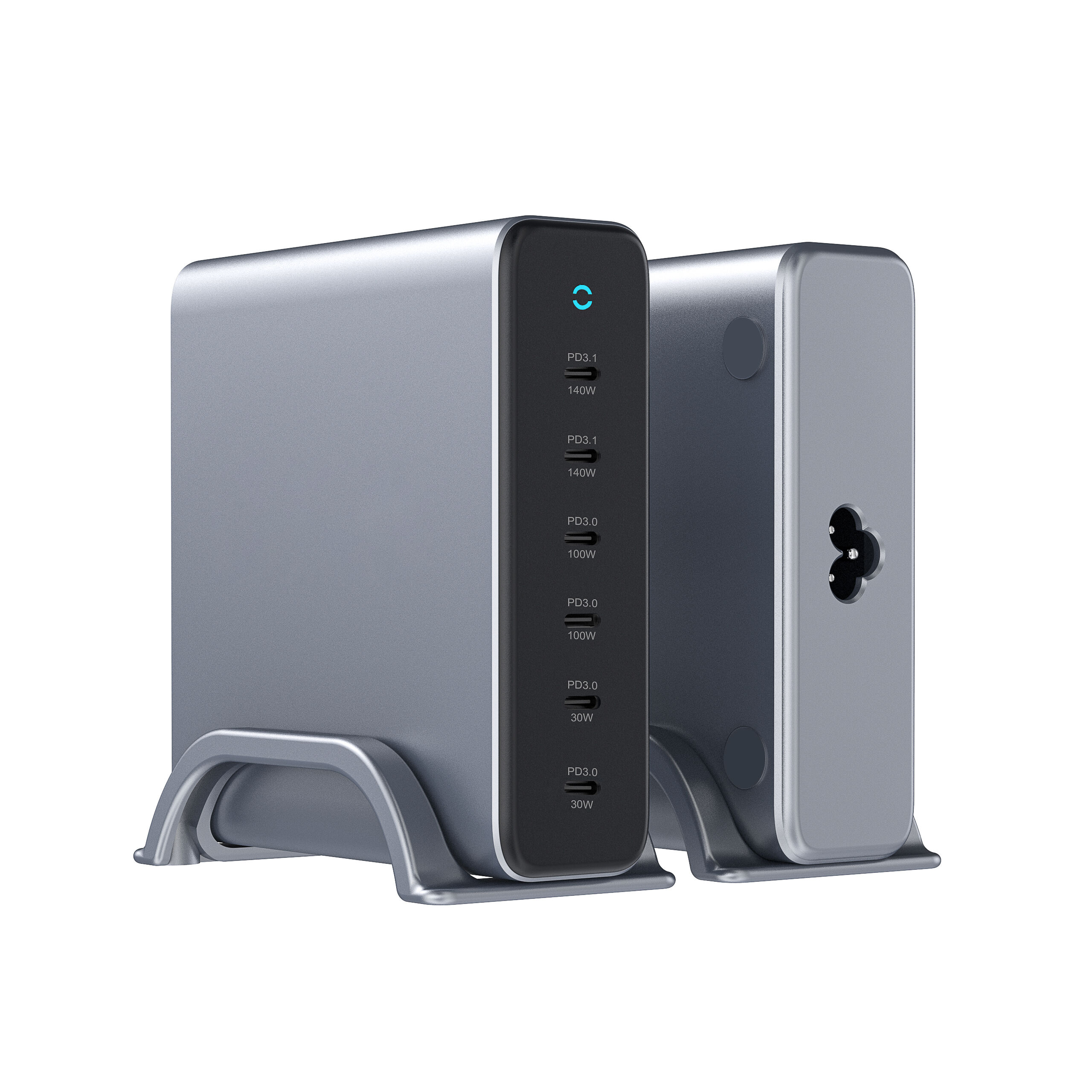250w 6c Desktop Charger Fast Charging Station Charger Block Universal ...