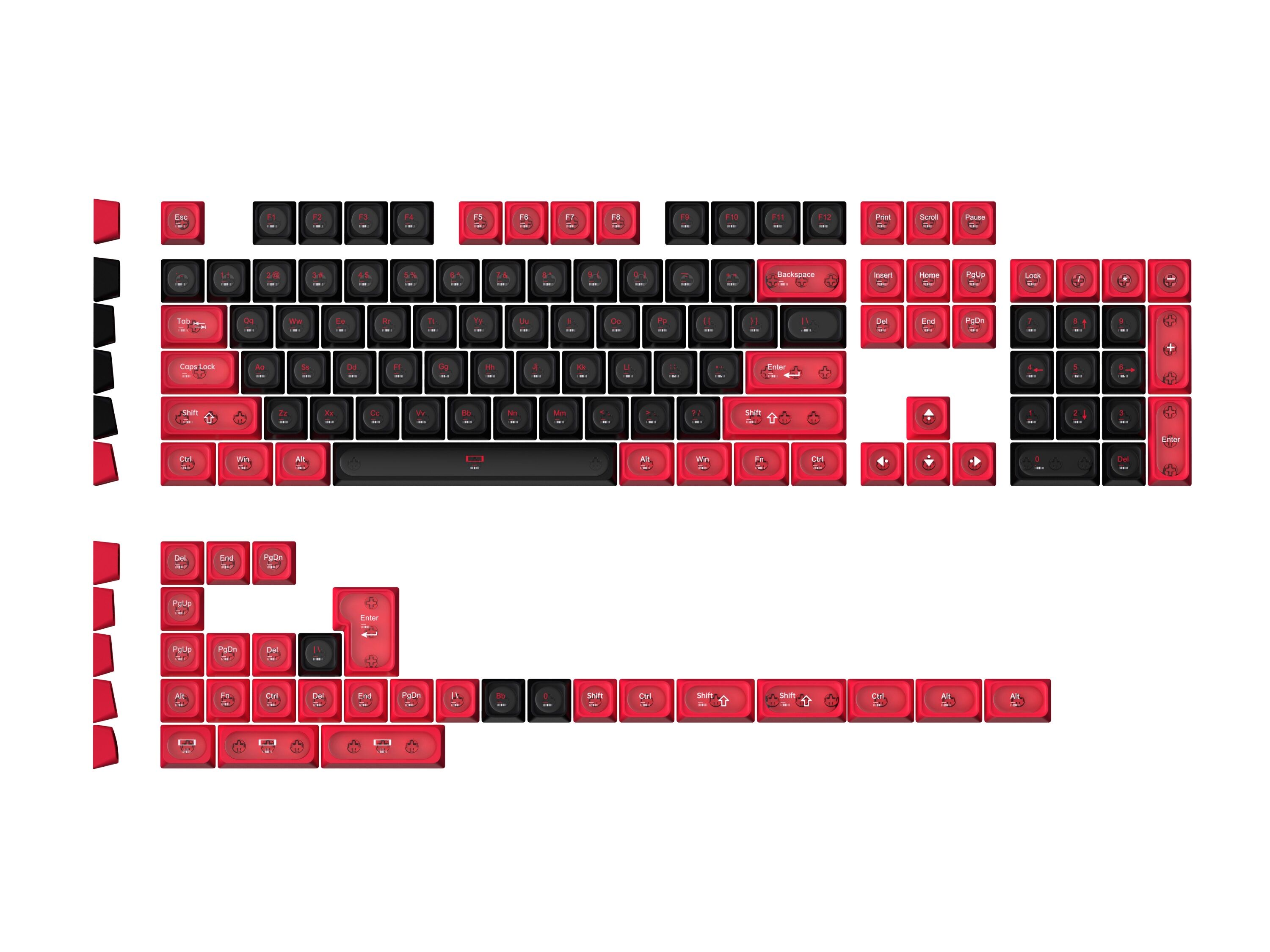 Cherry Profile Max Keycap Set Full Set Keyboard Keycap Translucent Transparent Pc Pbt Keycap ...