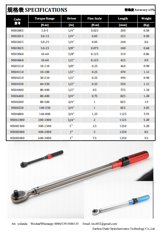 Mini Mechanical Torque Wrench Preset Torque Adjustable 3/8 Range 10n.m-60n.m Adapter - Buy China ...