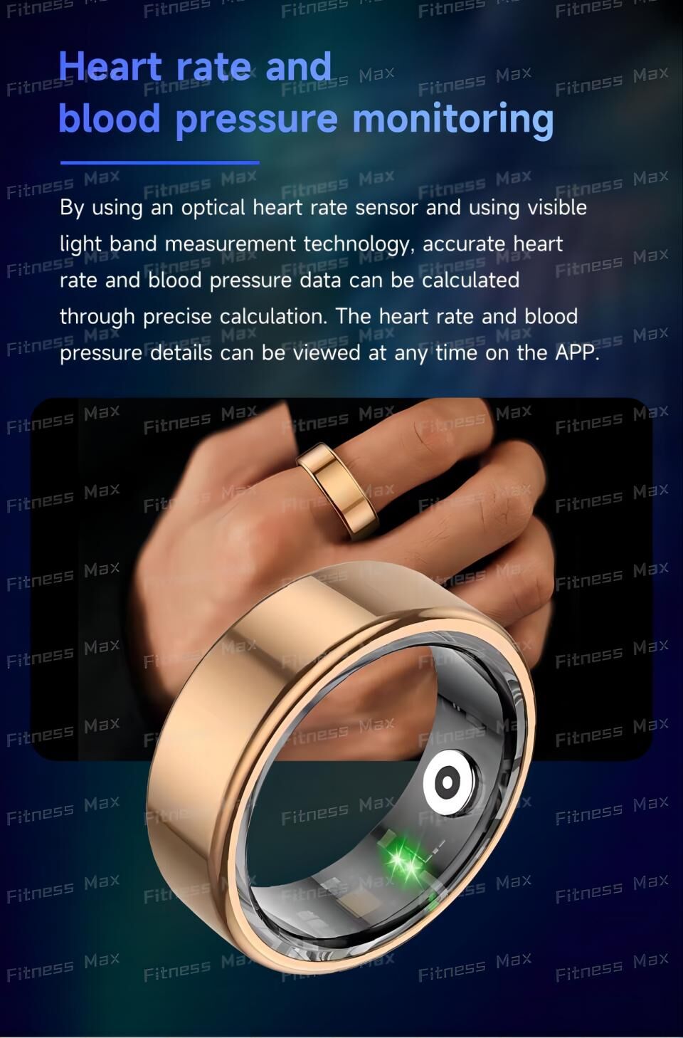Buy China Wholesale 2024 New Stylish Smart Ring Health Monitor Bloody ...