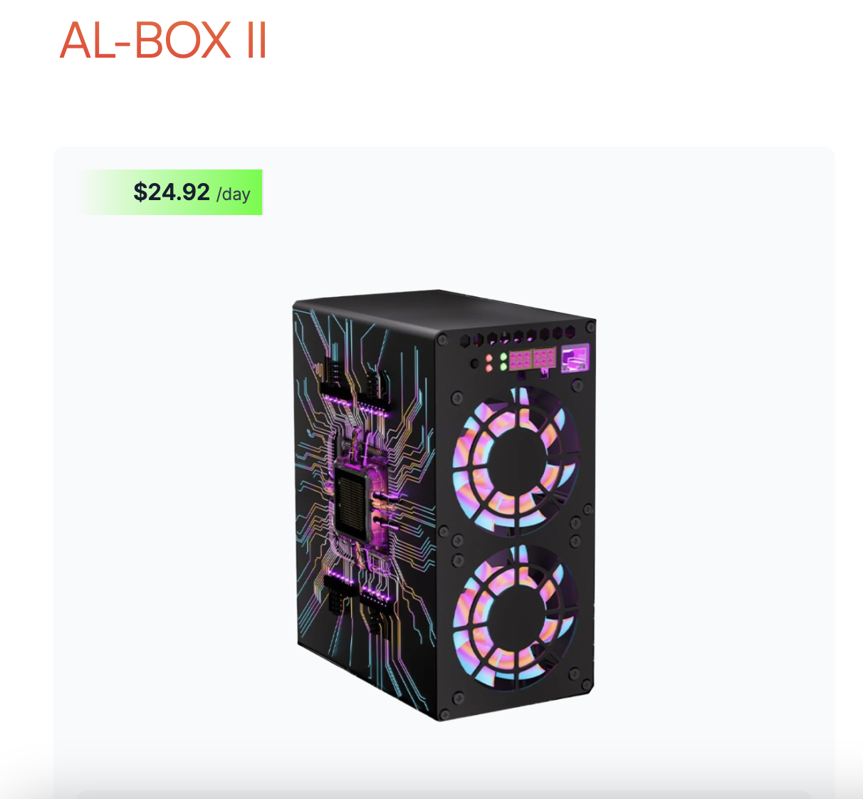 Buy China Wholesale Model Al-box Ii From Goldshell Mining Blake3 ...