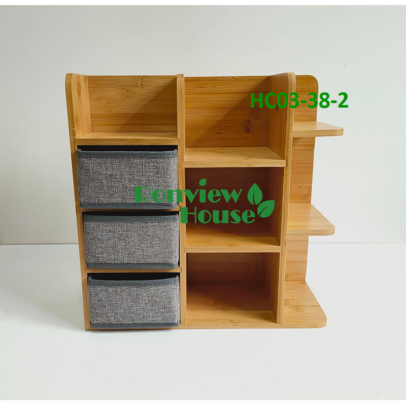 Desktop Organizers 3-layer 7 Independent Spaces And 3 Drawers For ...
