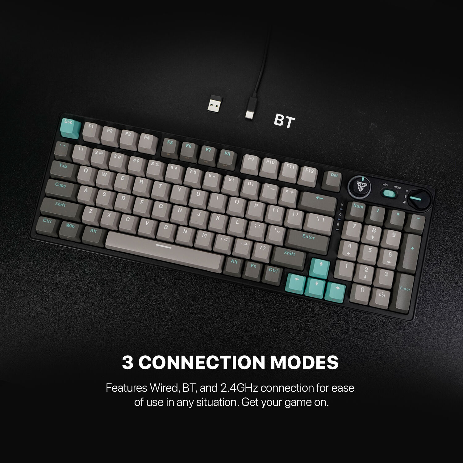 Fantech Mk914 Split Keyboard Logitech Keyboard Mechanical Keyboard ...