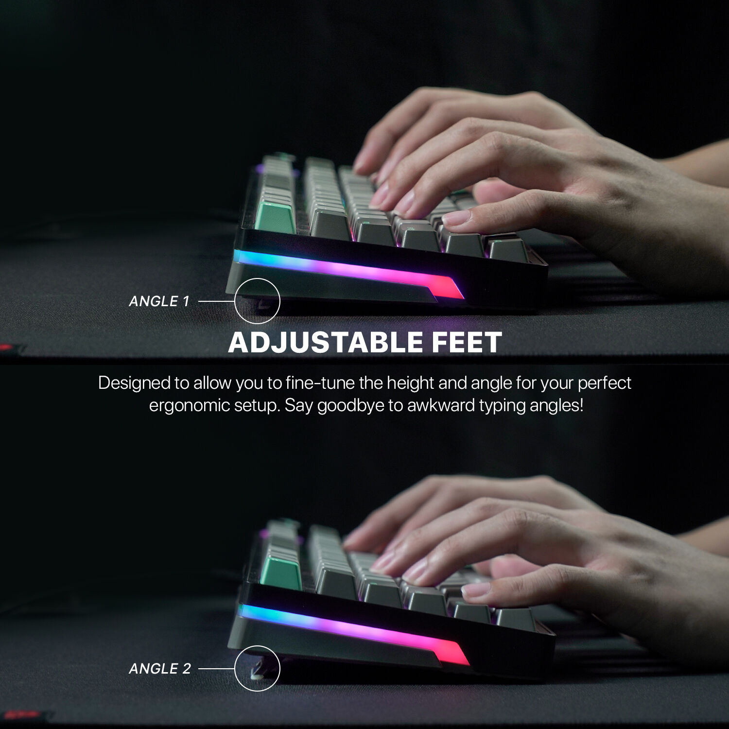 Fantech Mk914 Split Keyboard Logitech Keyboard Mechanical Keyboard ...